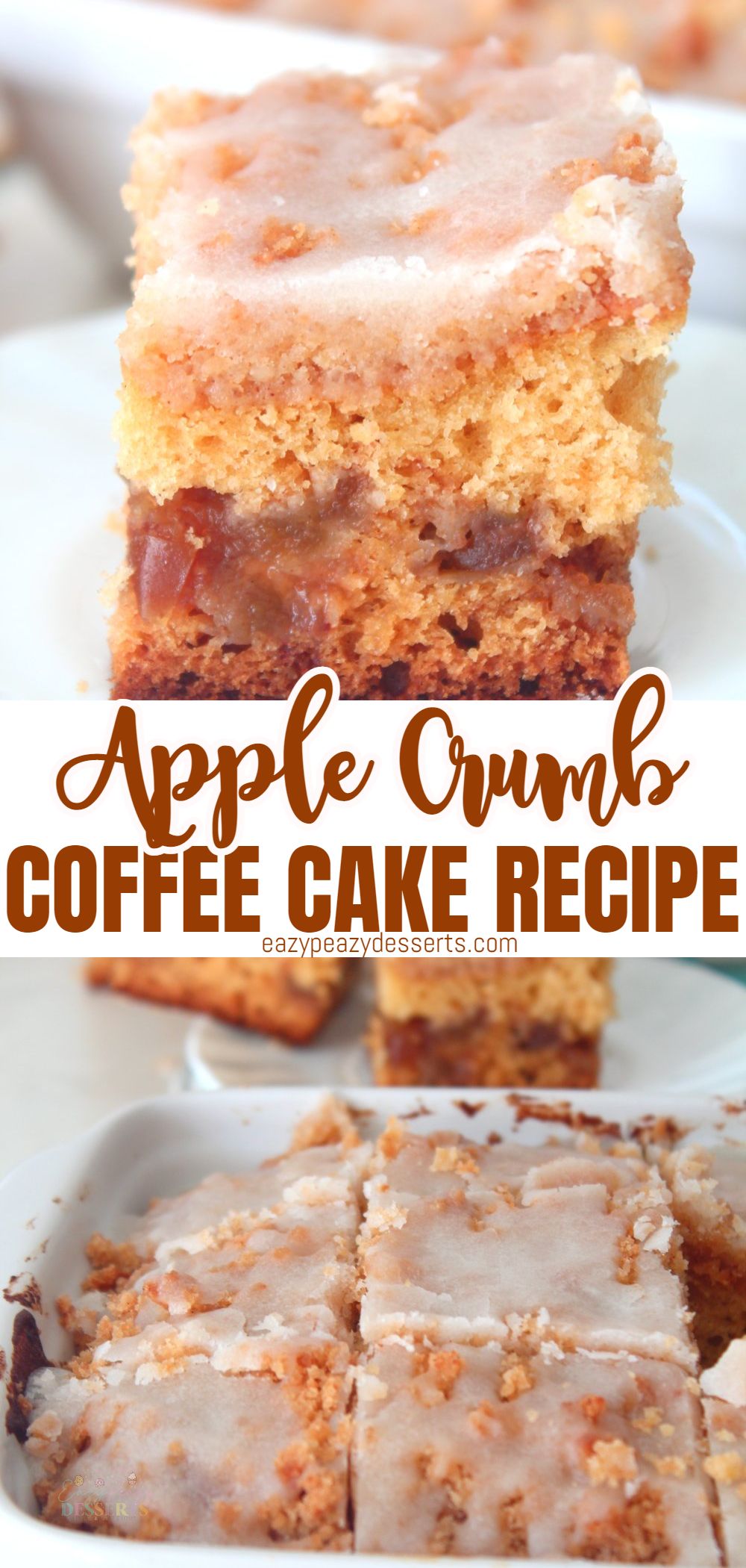 The Best Apple Coffee Cake Recipe - Eazy Peazy Desserts