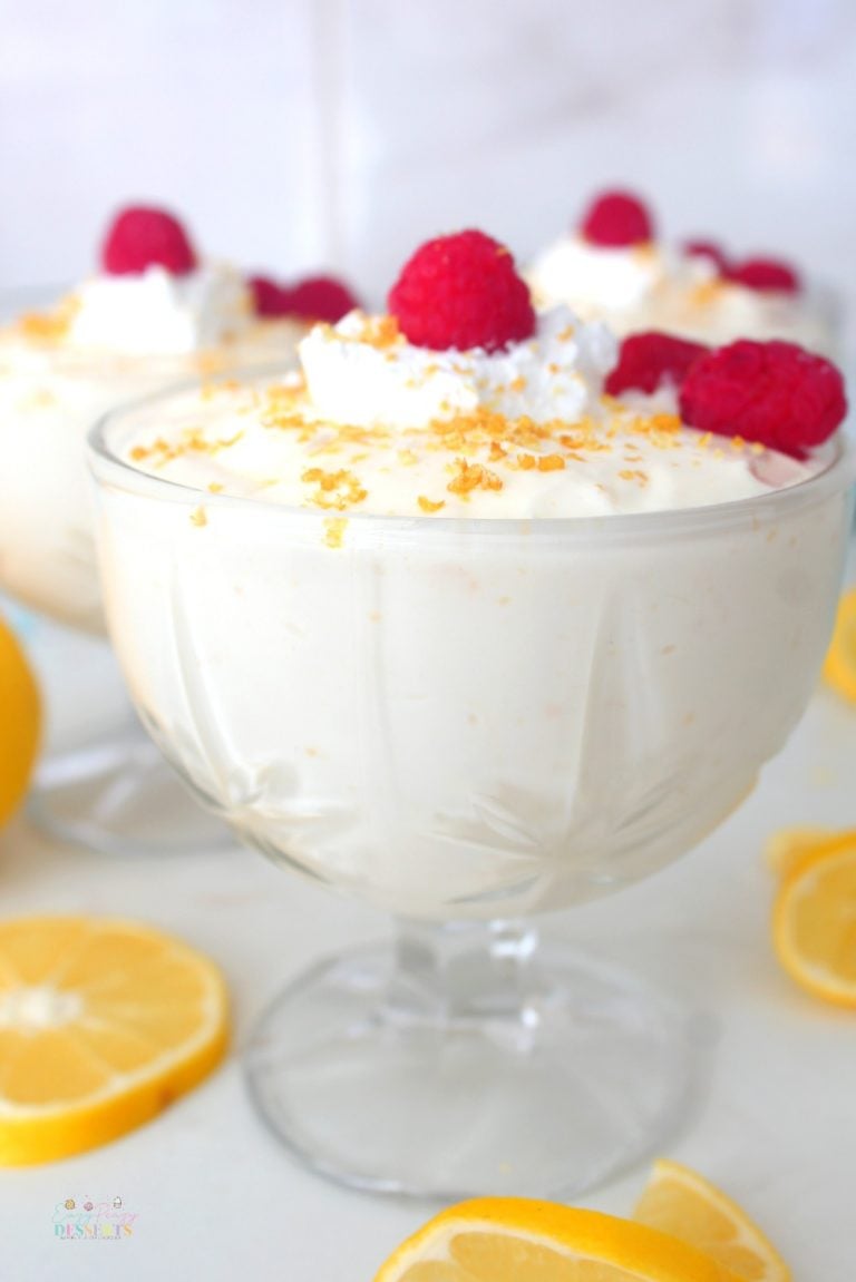 LEMON MOUSSE With Cream Cheese - Eazy Peazy Desserts