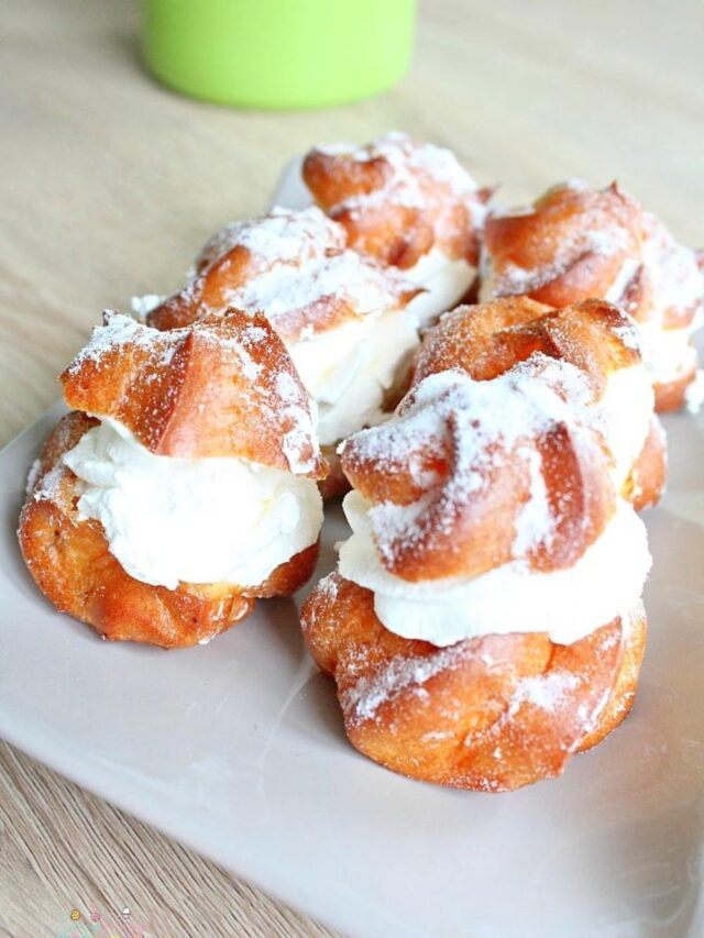 EASY FRENCH CREAM PUFFS STORY - Eazy Peazy Desserts
