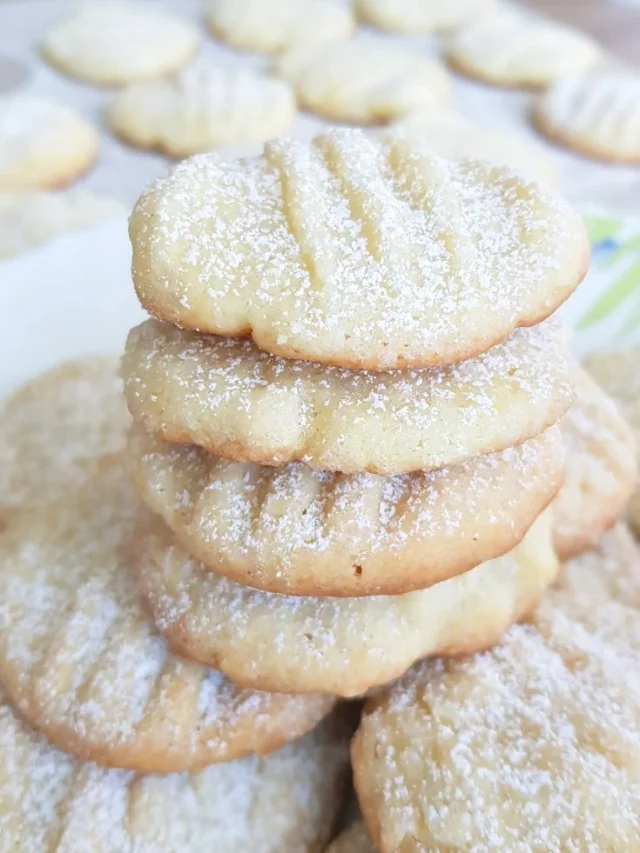 Easy Lemon Cookies With Almonds Story Eazy Peazy Desserts